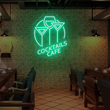 Bar & Café Neon Signs | LED Business Signage|Oasis Neon Signs